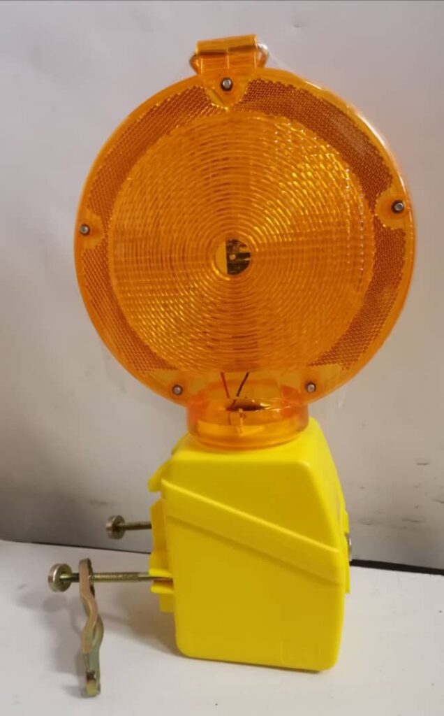 LED BLINKER WARNING LIGHT -AMBER COLOUR WITH SINGLE BATTERY PLASTIC ...