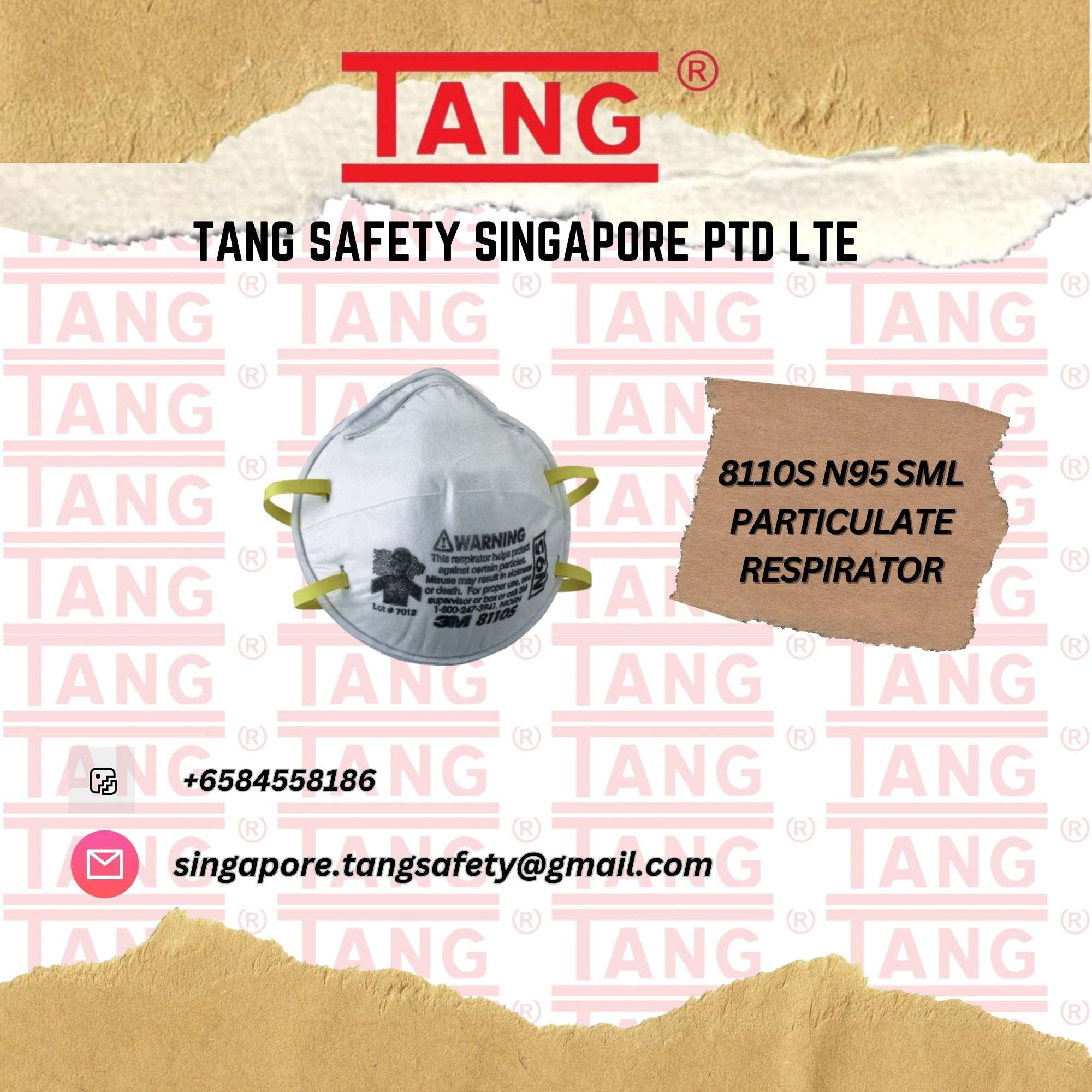 81105 N95 SML PARTICULATE RESPIRATOR – TangSafety
